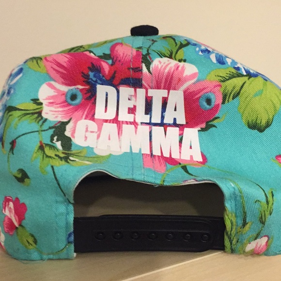 Accessories | Delta Gamma Flat Rim Cap | Poshmark